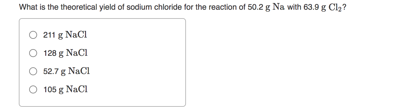 Solved 1. 2. Sodium and chlorine react to form sodium | Chegg.com