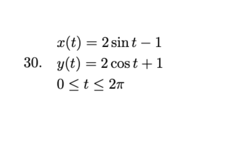 Solved give the parametric equations and the parameter | Chegg.com