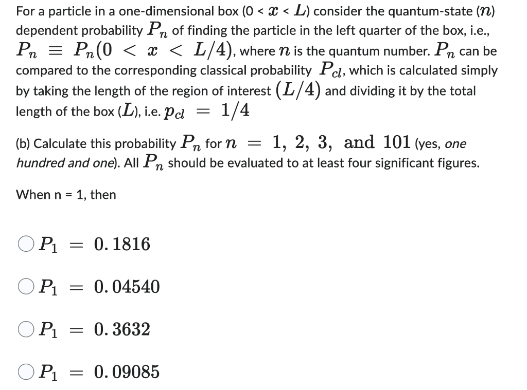 Solved At a given energy, a particle contained in a | Chegg.com