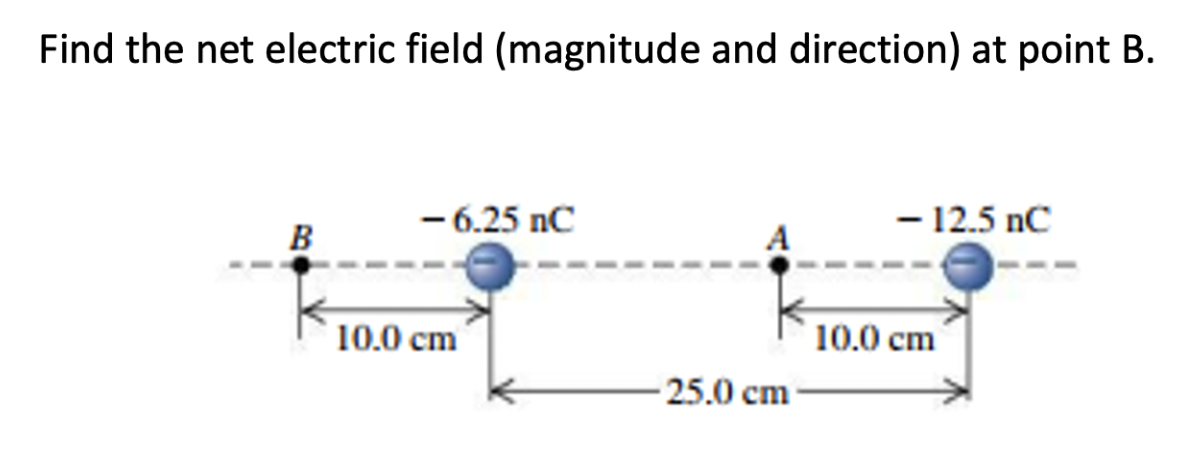 Solved Find the net electric field (magnitude and direction) | Chegg.com