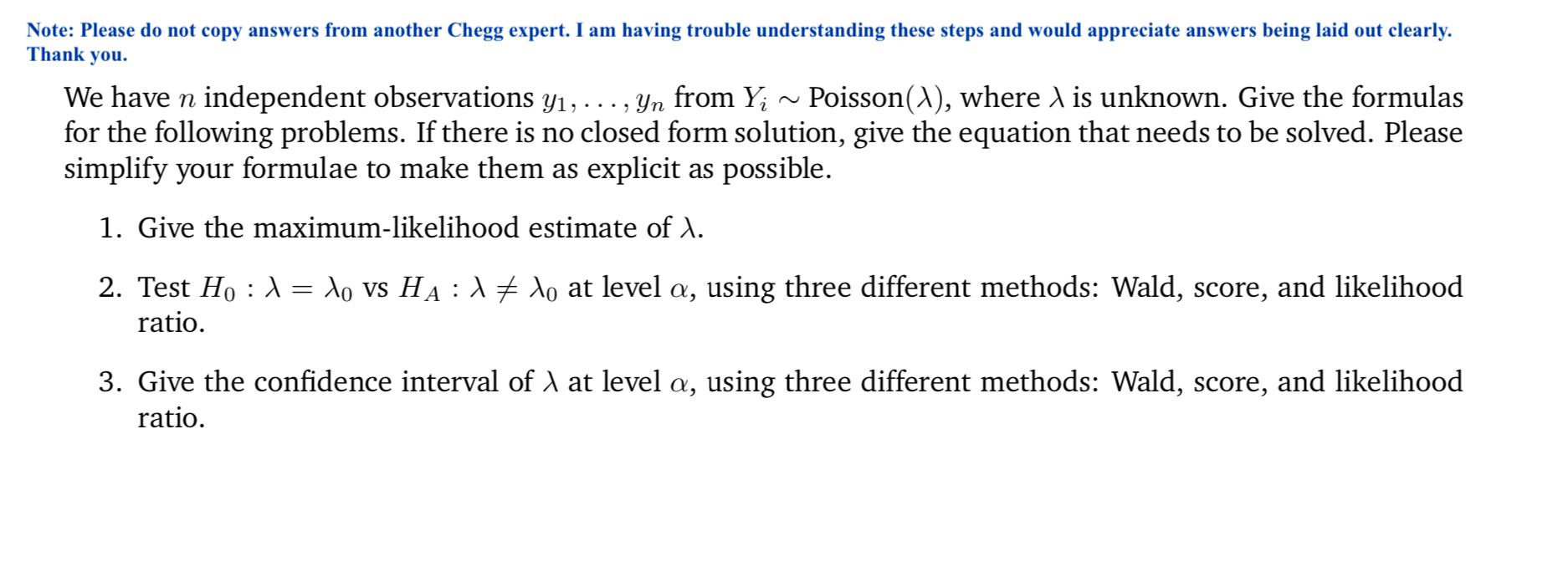 Note: Please do not copy answers from another Chegg | Chegg.com