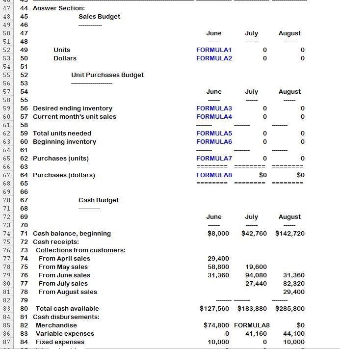 Solved Module 7 Excel Spreadsheet Instructions Below you | Chegg.com