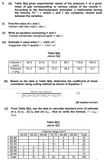 Solved S a Table Sal gives experimental values of the | Chegg.com