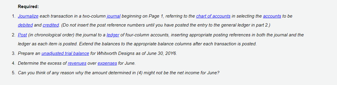 Solved Required: 1. Journalize each transaction in a | Chegg.com