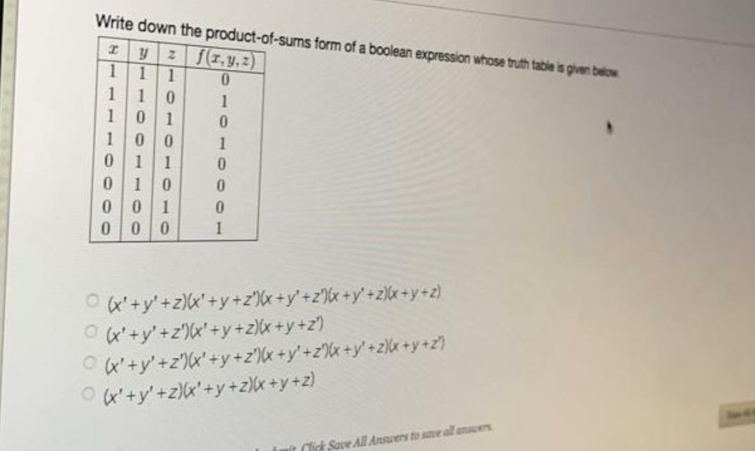 Solved QUESTION 17 Simplify the Boolean expression. (x + | Chegg.com
