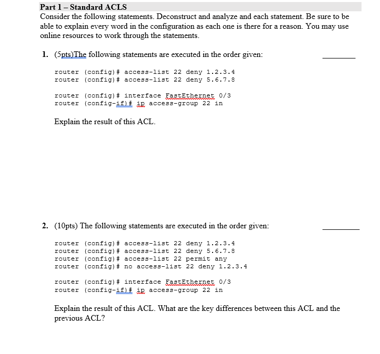 Part 1 - Standard ACLS Consider the following | Chegg.com