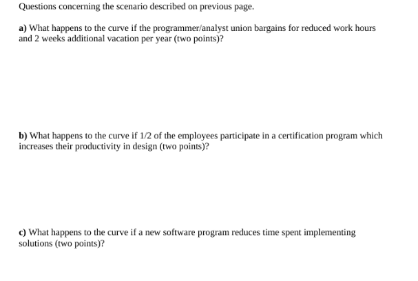 Solved Production Possibilities Assignment Scenario: Suppose | Chegg.com