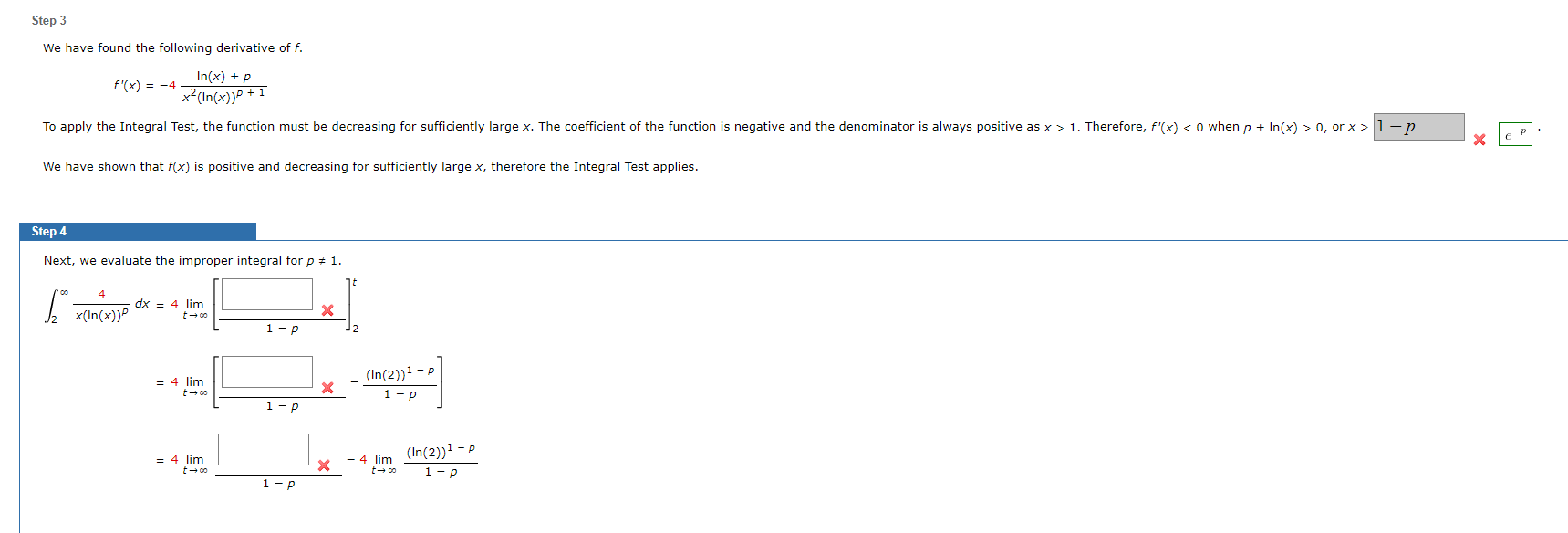 Solved Step 3 We have found the following derivative of f. | Chegg.com