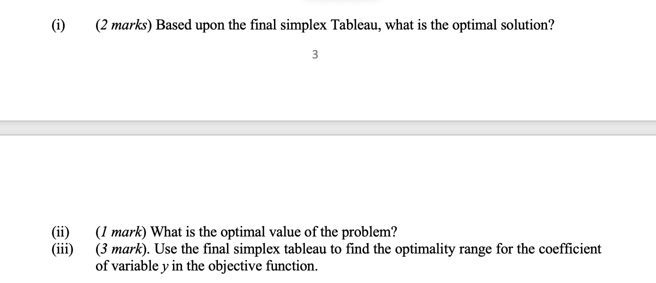 Solved Problem 4 (21 marks in total). Consider the following | Chegg.com