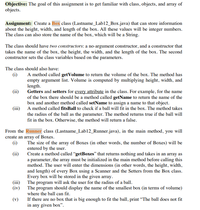 Solved Objective: The goal of this assignment is to get | Chegg.com