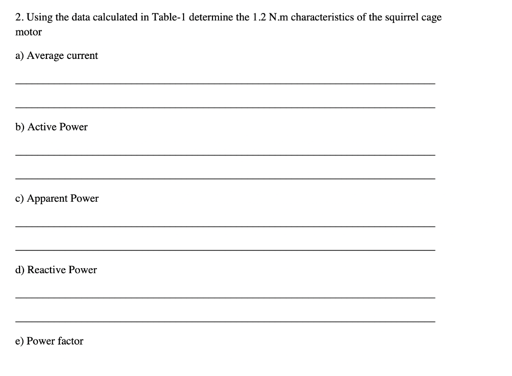 Solved Data Table1:2. Using the data calculated in Table-1 | Chegg.com