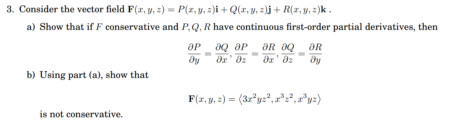 Solved Consider the vector field | Chegg.com