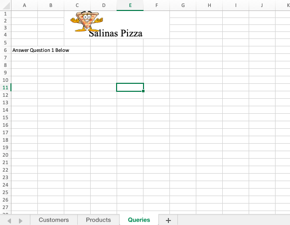 1. Go to Queries worksheet. Record a macro, | Chegg.com