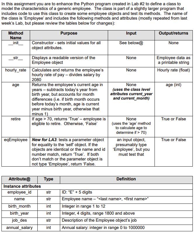 Solved _init In this assignment you are to enhance the | Chegg.com