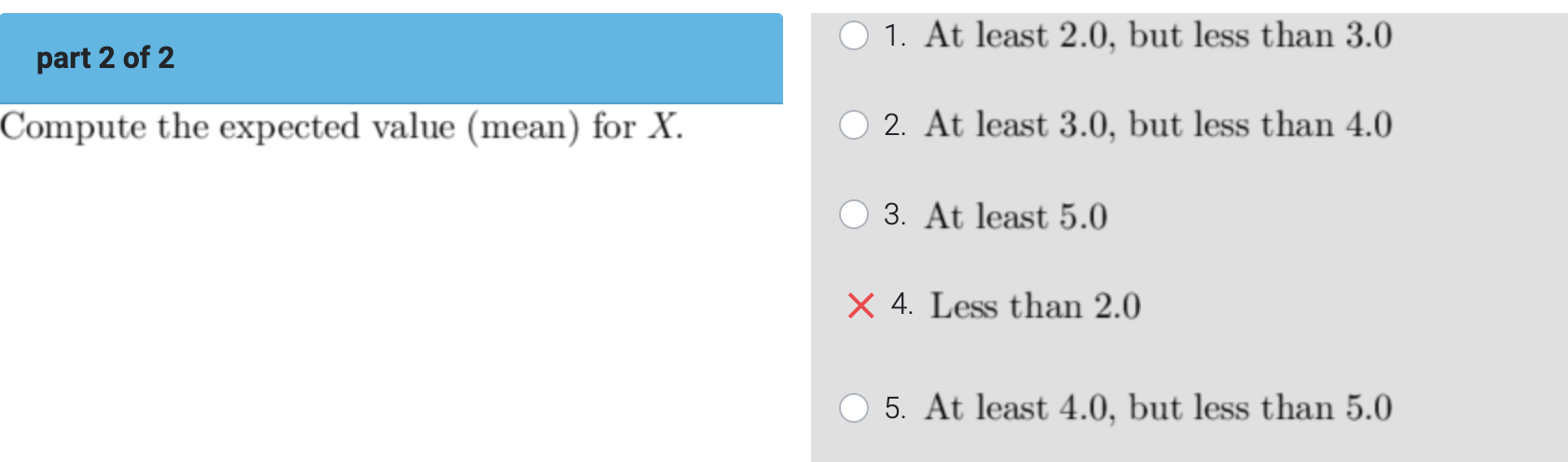 [Solved]: Consider a discrete random variable X that is de