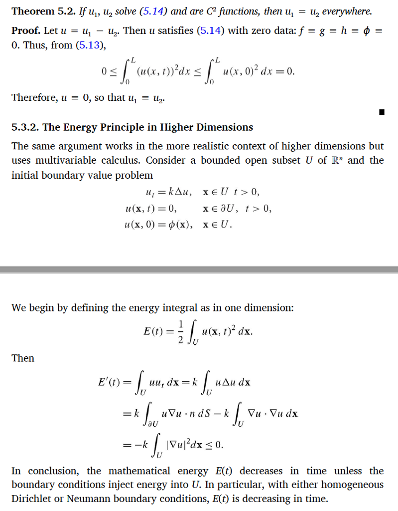 Solved Theorem 8.3. (The maximum principle) Let U c Rn be | Chegg.com