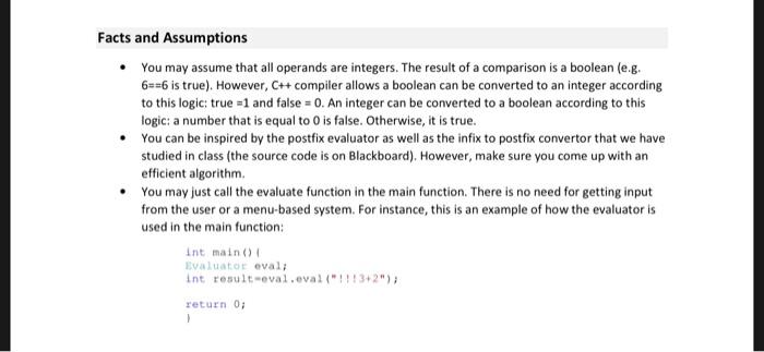 Solved Project 1a Using Stacks Write An Infix Expression