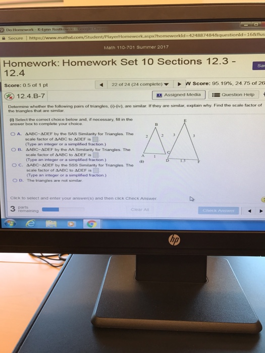 Solved Determine whether the following pairs of triangles, | Chegg.com