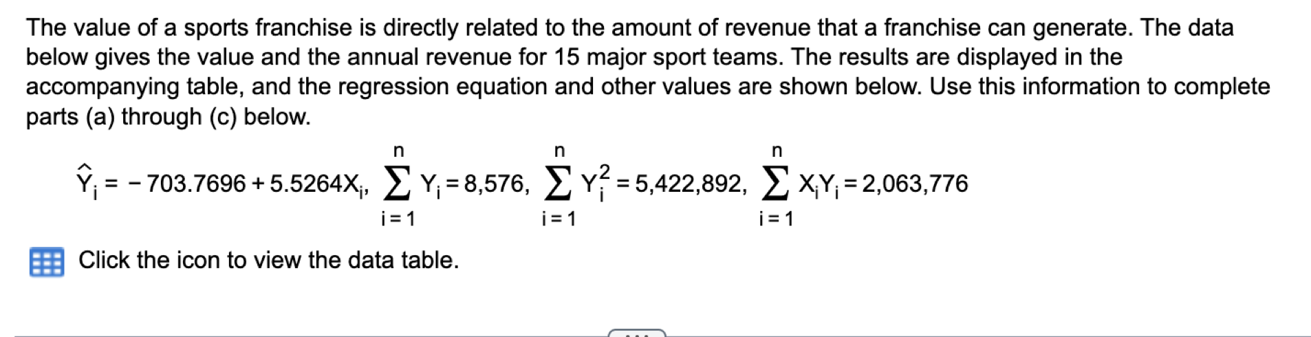 Solved A Determine The Coefficient Of Determination R2