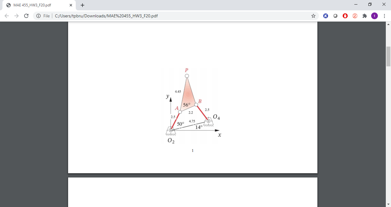 Find the two cognates of the linkage. Clearly state | Chegg.com