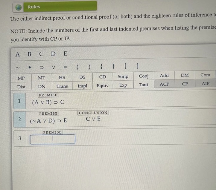 Solved Use either indirect proof or conditional proof (or | Chegg.com