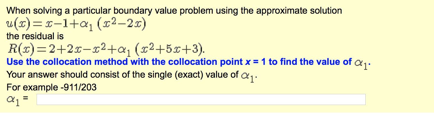 Solved When solving a particular boundary value problem | Chegg.com