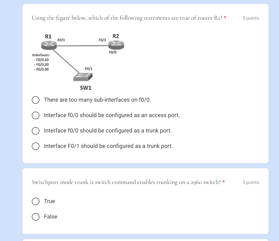 Solved Show VLAN is a command can you use to verify the | Chegg.com