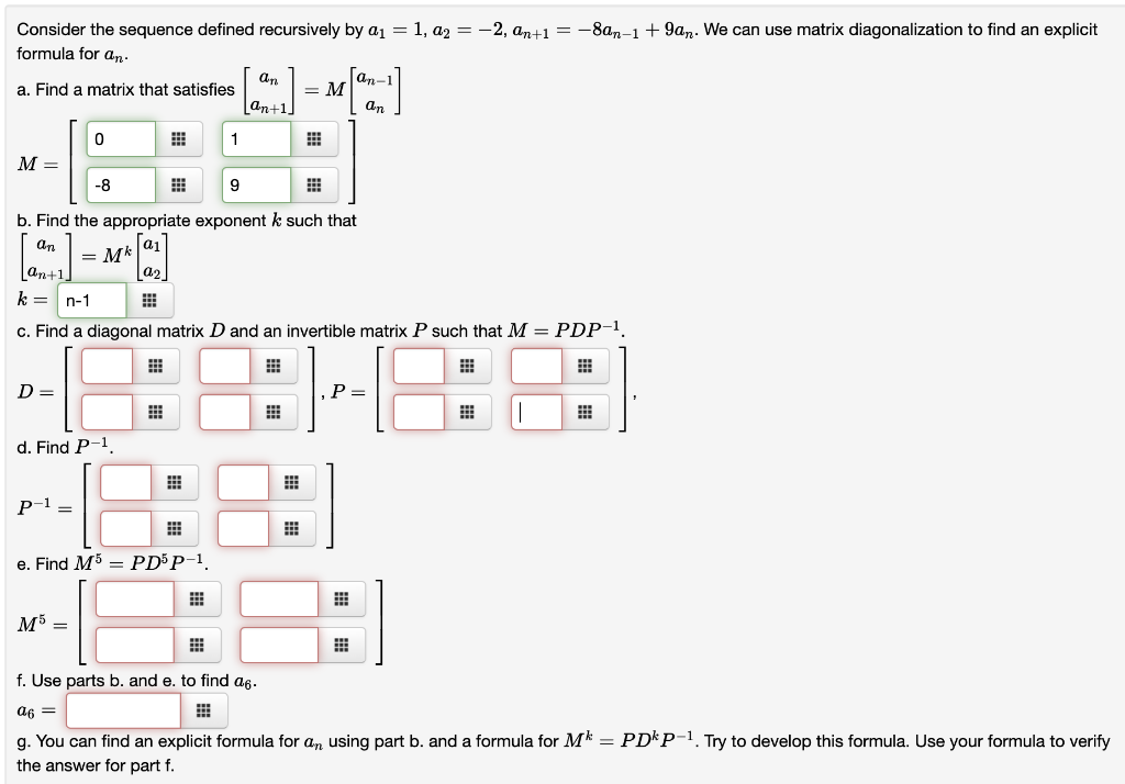 Solved Consider the sequence defined recursively by a1 = 1, | Chegg.com