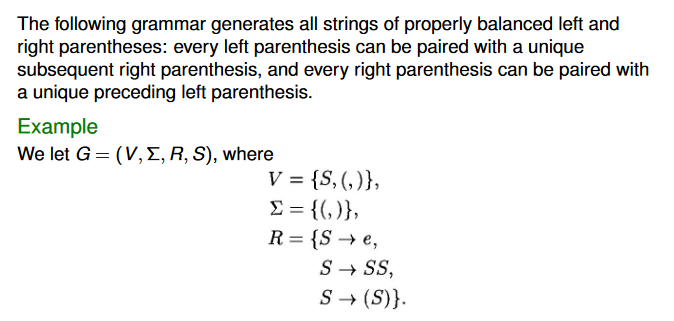 Solved Construct an automaton for the grammar of the example | Chegg.com