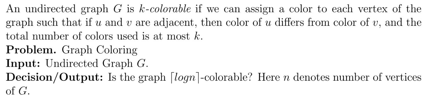 Solved An undirected graph G is k-colorable if we can assign | Chegg.com