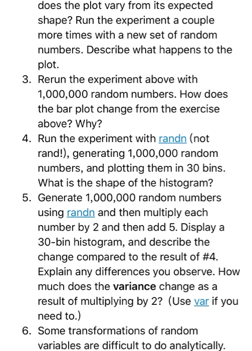 Solved Using The Computer We Can Generate A Large Number Of 