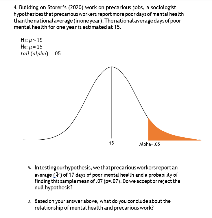 Solved 4. Building on Storer's (2020) work on precarious | Chegg.com