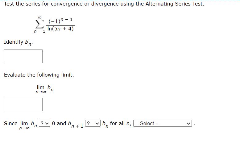 Solved Test the series for convergence or divergence using | Chegg.com