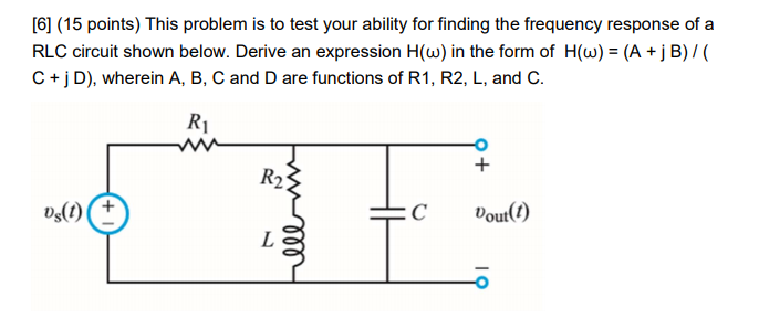 Solved [6] (15 points) This problem is to test your ability | Chegg.com
