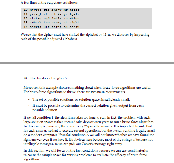 Solved A brute force decryption implementation is available | Chegg.com