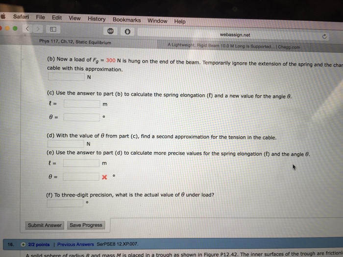 Solved ari File Edit View History Bookmarks Window Help 61% | Chegg.com