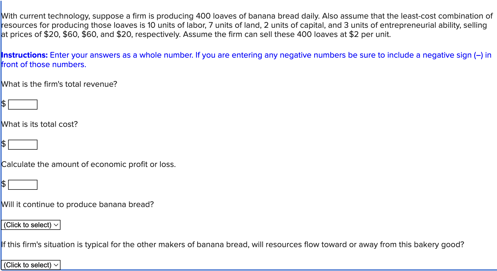 Solved With current technology, suppose a firm is producing | Chegg.com