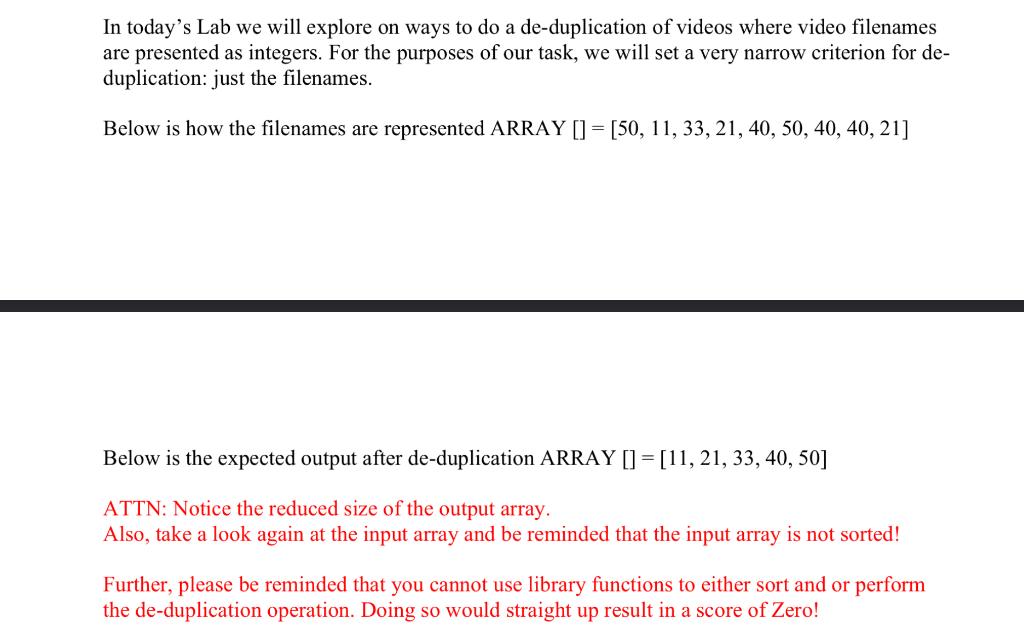Solved In today's Lab we will explore on ways to do a | Chegg.com