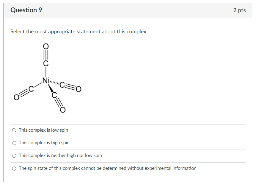 Solved Select the most appropriate statement about this | Chegg.com