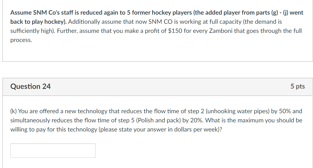 Solved Process Analysis (35 points). SNMO Co. recently won a | Chegg.com