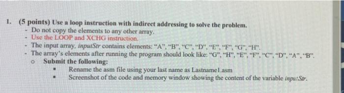 Solved please code this in assembly language using visual | Chegg.com
