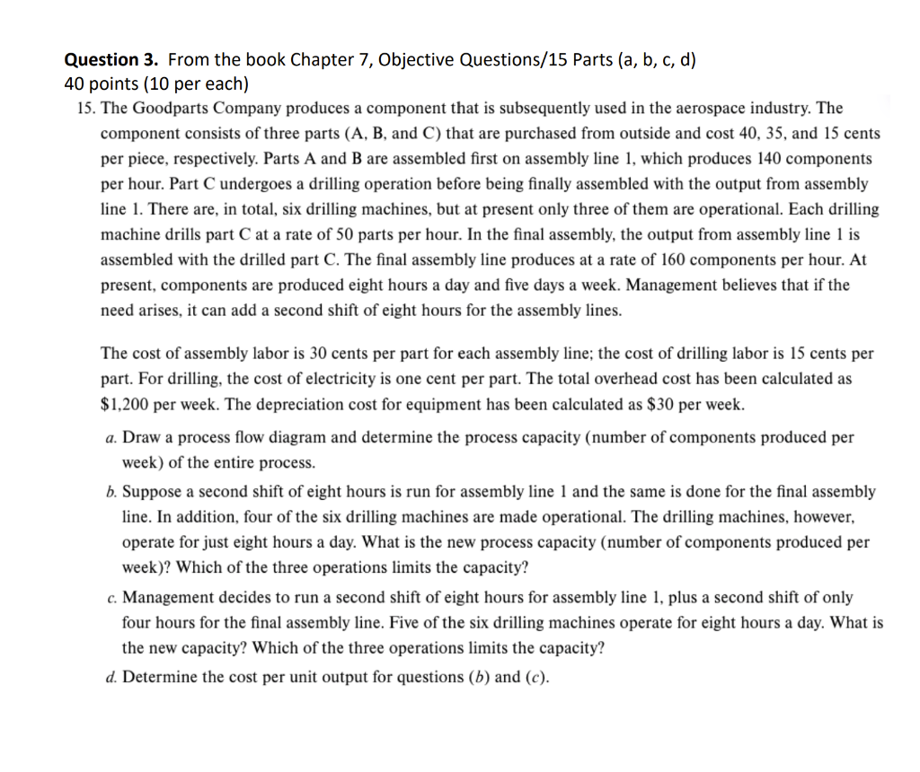 Solved Question 3. From the book Chapter 7, Objective | Chegg.com