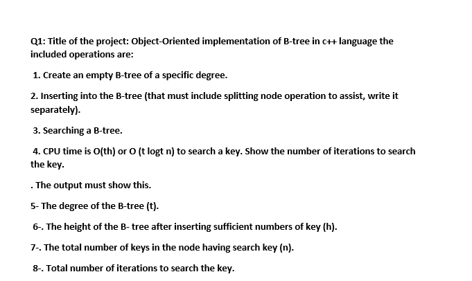 Solved in c++ language please and make sure it is complete 6 | Chegg.com