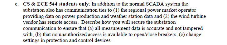C. CS & ECE 544 students only: In addition to the | Chegg.com