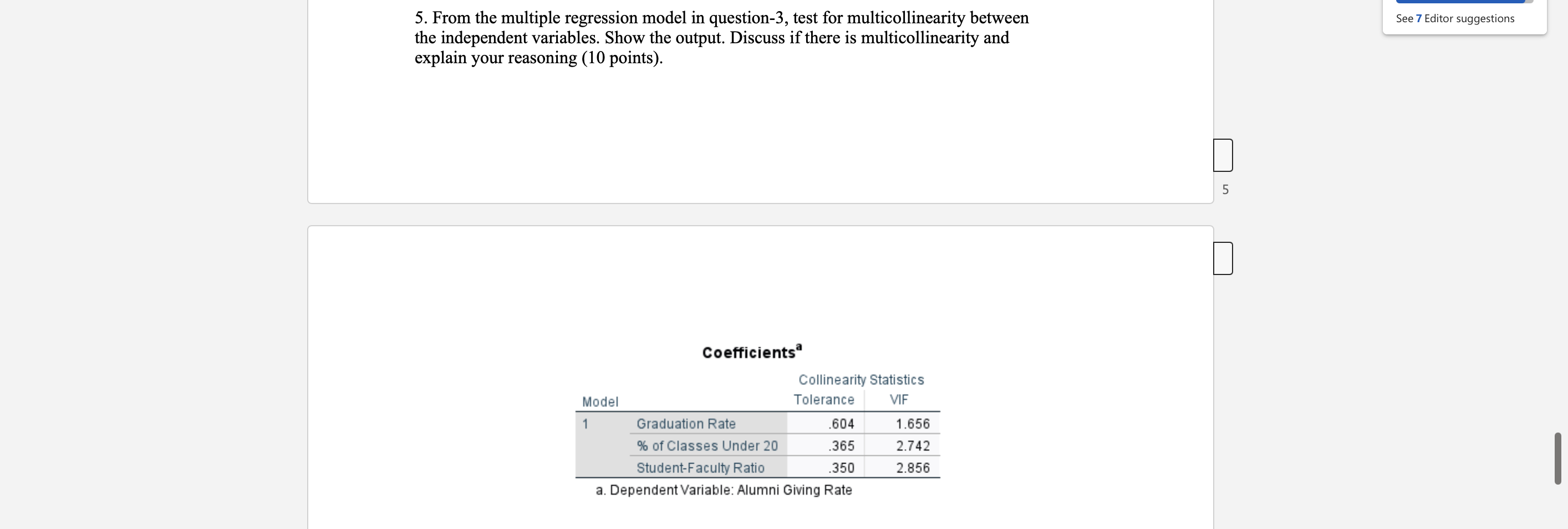 Solved From the multiple regression model in question-3, | Chegg.com