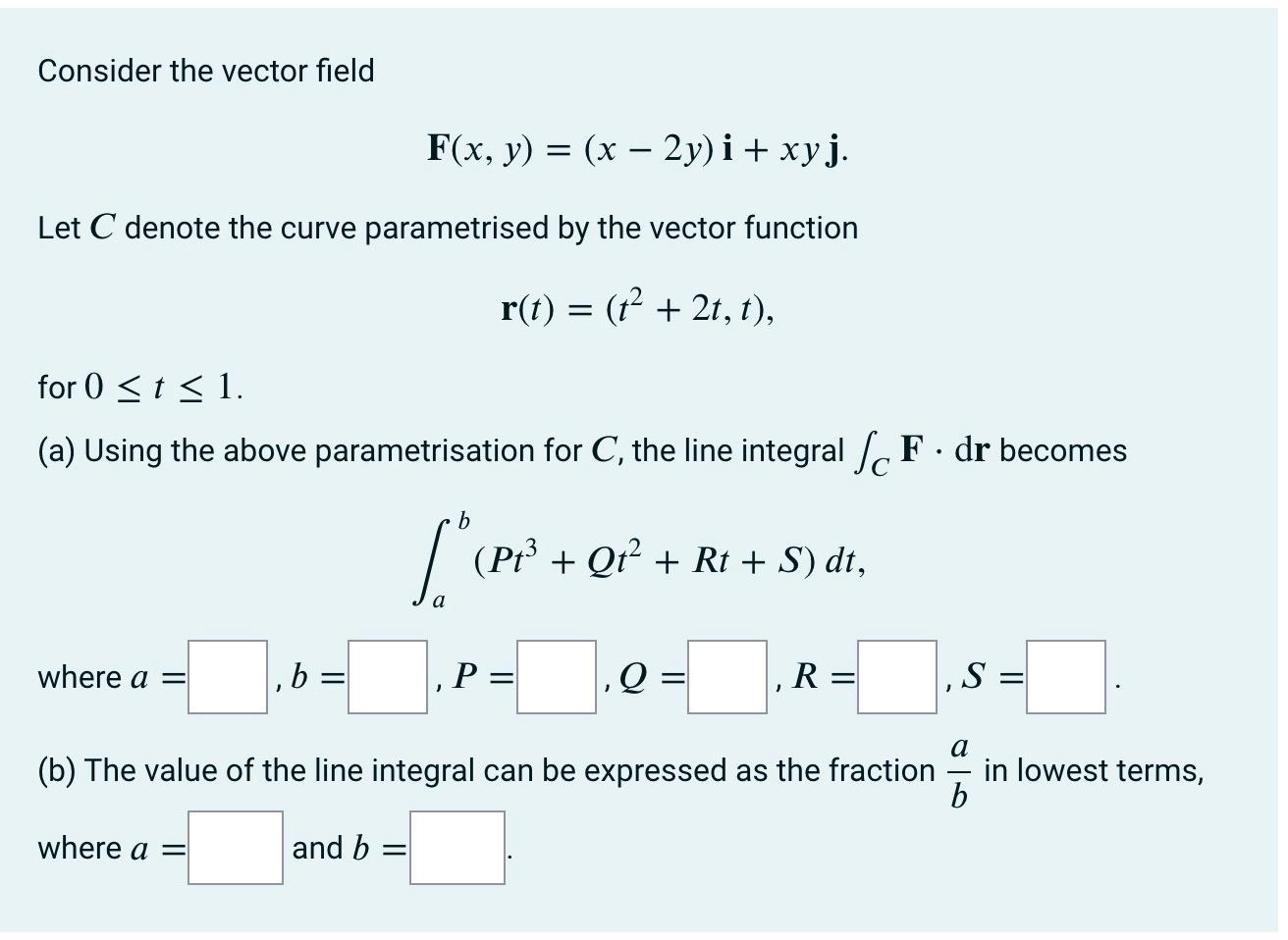 Solved Consider the vector field F(x,y)=(x−2y)i+xyj. Let C | Chegg.com