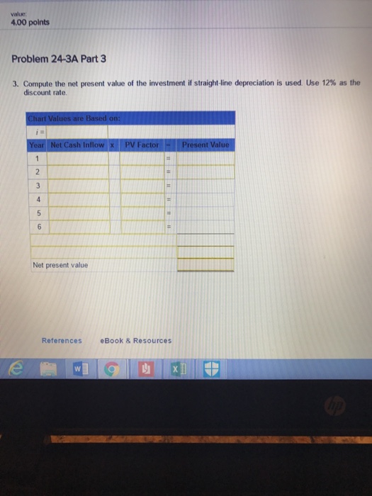 Solved Question 2 (of 2) Problem 24-3A computation of cash | Chegg.com