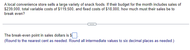 Solved A local convenience store sells a large variety of | Chegg.com