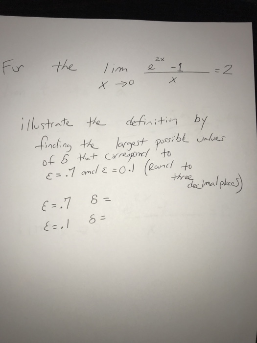 Solved Illustrate the definition by find the largest | Chegg.com