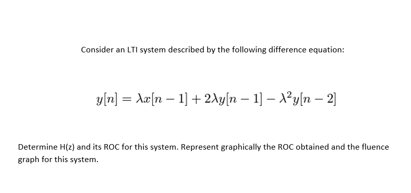 Solved Consider an LTI system described by the following | Chegg.com